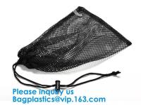 China Durable Nylon Mesh Bag with Sliding Drawstring Cord Lock Closure,Large Black Mesh Bag ECO-FRIENDLY PREMIUM WASHABLE GROC for sale