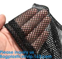 China Durable Nylon Mesh Bag with Sliding Drawstring Cord Lock Closure,Large Black Mesh Bag ECO-FRIENDLY PREMIUM WASHABLE GROC for sale