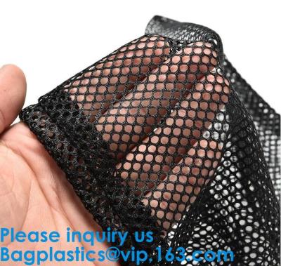 China Durable Nylon Mesh Bag with Sliding Drawstring Cord Lock Closure,Large Black Mesh Bag ECO-FRIENDLY PREMIUM WASHABLE GROC for sale