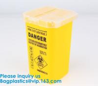 China Biohazard Plastic Sharps Container,Hospital Biohazard Medical Needle Disposable Plastic Safety Sharps Container for sale