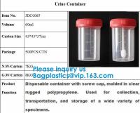 China Urine Container, Disposable Urine Collector Urine Specimen Container,Urine Specimen Cup,Sterile or Non Sterile for sale