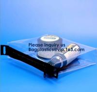 China Clear Vinyl Slider Bags/ PVC EVA Zipper Bag,Clothes Packaging Suited Frosted PVC/EVA Vinyl Slider Top Zipper Bag For Swi for sale