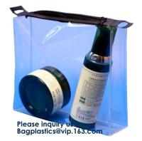 China Clear Vinyl Slider Bags/ PVC EVA Zipper Bag,Clothes Packaging Suited Frosted PVC/EVA Vinyl Slider Top Zipper Bag For Swi for sale