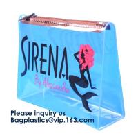 China Clear Vinyl Slider Bags/ PVC EVA Zipper Bag,Clothes Packaging Suited Frosted PVC/EVA Vinyl Slider Top Zipper Bag For Swi for sale