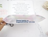 China Cartoon Printing Clear Pvc Slider k Garment Cosmetic Shopping Bag,Eco Friendly Customized Slider k Pvc Bag for sale