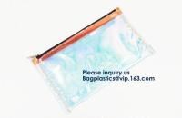 China Transparent Clear PVC Slider Zipper Bag Plastic Bag With Zipper,Eco-friendly Slider Zipper Flat PVC Plastic Bag For Docu for sale