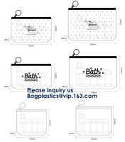 China Clear PVC k Bag For Gift Package,OEM Service Transparent Packaging Pvc Slider Frosted Bag,EVA Slider Zipper Bag So for sale