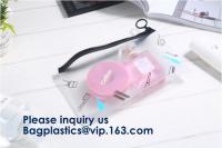 China Clear PVC k Bag For Gift Package,OEM Service Transparent Packaging Pvc Slider Frosted Bag,EVA Slider Zipper Bag So for sale