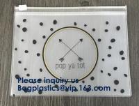 China PVC Slider Frosted Zipper Bag ,Plastic Packing Bag With Zipper, Resealable Poly Bags,Slider Zipper Bag Clear Pvc Packagi for sale