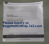 China Slider Zipper Cosmetic Pvc Bag Clear Vinyl Pvc k Bag,Matte PVC Zipper Slider Bag With Ring, Bagease, Bagplastics for sale