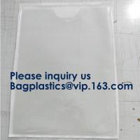 China PVC backseal bag, PVC adhensive bag, PVC adhensive envelope, Document attacched BAGS, Metal buckel zipper lock bags for sale