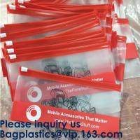 China Biodergadable Customized Pvc Plastic Zipper Slider Bag Makeup Zipper Bag For Travel Slider Zipper Bag With Zipper for sale