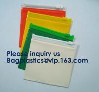 China Slider Zip Lock Grip Seal Custom Size Logo PVC Slider Closure Mat Zipper Bag Socks Sealing Poly Bags bagease bagplastics for sale
