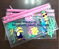 China Waterproof Slider Zip Lock Documents Pvc Eva Bag With Logo Printing,Zip Lock Eva Bag,Frosted Eva Bag,Matte Pvc Bag for sale