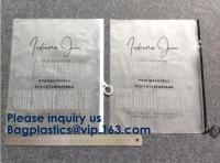 China k Plastic Bags Packaging Custom Clear Poly Pvc Slider Zipper Bag, Standup Cosmetics Packaging PVC Slider Bag for sale