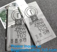 China Sinicline Nice Pvc Eva Slider Zipper String Biodegradable T-Shirt Packaging Plastic Bag With Logos Custom Logo Printed for sale