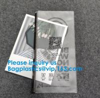 China Sinicline Nice Pvc Eva Slider Zipper String Biodegradable T-Shirt Packaging Plastic Bag With Logos Custom Logo Printed for sale