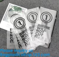 China Sinicline Nice Pvc Eva Slider Zipper String Biodegradable T-Shirt Packaging Plastic Bag With Logos Custom Logo Printed for sale
