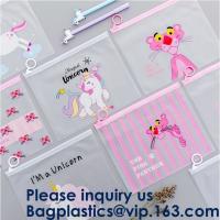 China Transparent Clear Slider Zipper Bag k Bag For Stationery,Matte Slider Zipper Top Soft Touch PE Polybags Bag for sale