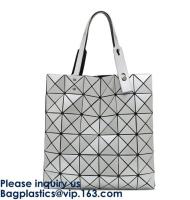 China PVC Shopping Handbags Bag Tote Shopper Handles Transparent Clear Large Capacity,Shopstyle Magnetic Snap Close UK Young for sale
