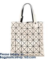 China PVC Shopping Handbags Bag Tote Shopper Handles Transparent Clear Large Capacity,Shopstyle Magnetic Snap Close UK Young for sale