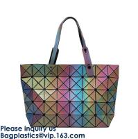 China Ladies Designer Tote Bag Shoulder PVC Shopper Bag,Tote Handbag Handles Clear PVC Shopper Bag with Large Capacity for sale