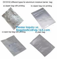 China Aluminium Plastic Antistatic k Esd Shielding Electronic Packaging Pet Bag With Zip,Black Conductive Bag, Grid bag for sale