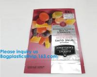 China Flat Bottom Pouch / Box Pouch For Food,Side Gusset Bag Flat Bottom Square Bottom Side Gusset Bag With Zipper for sale