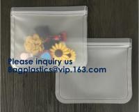 China PEVA Snack Food Packaging Custom Printing Logo Reusable PEVA Food Sandwich Storage Bag,Vaccum Bag For Food for sale