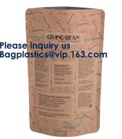 China Bottom Stand up Shrink Sleeve/Bottle Labels paper packaging material Shopping Bags FOOD PACKAGING ORGANIC FOODS PACKAGIN for sale