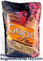 China Jerky bags Three side seal bag with euro slot and zipper ( Bottom open) Three side seal bag with euro slot and No zipper for sale