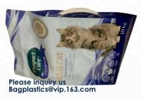 China Food Grade Custom Printed 10 Kg Plastic Rice Bag With Handle,5kg 10kg Rice/Wheat Flour/Grain Vacuum Packaging Bag With H for sale