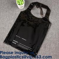 China Heavy-duty Clear Transparent PVC Shopping Bag,Fashion Transparent Pvc Coated Canvas Shopping Bag, Bagease, Bagplastics for sale