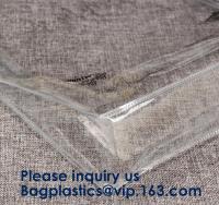 China Custom Yellow Waterproof Clear Pvc Tote Bags Transparent Custom Large Shopping Bag PVC Vinyl Material Bagease Bagplastic for sale