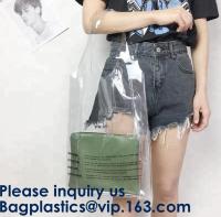 China 100% Manufacturer Eco-Friendly,Reusabl Promptly Delivery Reasonable Price,Custom printing Large Capacity Women Clear PVC for sale