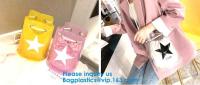 China Clear PVC Bag Hologram Bag EVA Bag Cosmetic Bag Toiletry bag Drawstring Bag Bikini Swimwear Bag Cosmetic Packaging Bag for sale
