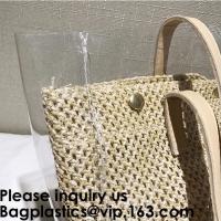 China EVA Logo Printed Mini Tote Bag Fashion Plastic Lady's Shopping Hand Bag Custom Printed EVA Tote Bag, Bagease, Bagplastic for sale