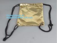 China Custom PU Leather Drawstring Bags Leather Pouches with LOGO,Waterproof PU Leather Drawstring Bag, Bagease, Bagplastics for sale