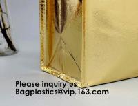 China Factory New Design Laminated Pp Non Woven Shopping Bag Custom Printed Logo Gift Non Woven Bag Shopping Handle Bag for sale