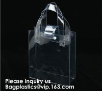 China Transparent Makeup Bag Cosmetic Bag Pvc Tote Bag With Clear Handles And Plastic Buckle Closure, crossboady, shoulder for sale