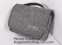 China Cotton Canvas Cosmetic Bag Makeup Personalized Plain Blank Canvas Makeup Bag,Toiletry Bag Travel Makeup Bags, bagease for sale