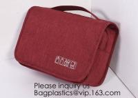 China Cotton Canvas Cosmetic Bag Makeup Personalized Plain Blank Canvas Makeup Bag,Toiletry Bag Travel Makeup Bags, bagease for sale