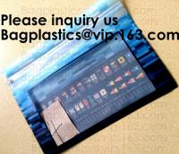 China Manufacturer Customized Transparent Pvc Office File Bag With Slider Zip, k File Pocket,Zipper Lock File Bag for sale