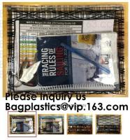 China Office Pvc Printed File Bags With Zipper,k Cheap Slider Folder Doucment File Bag,A4 PVC k File Document Bag for sale