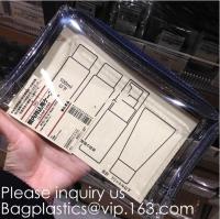 China Frosted Pvc Document File Bag With Slider Zipper,Pvc k Bag For File And Document,Pvc k Bag, BAGEASE, BAGPLAS for sale