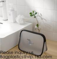 China Eco Friendly PVC Zipper Cosmetic Pouch Clear Toiletry Bag, Stand Up Packaging Zip Lock Cosmetic Bag Pouch, bagease for sale