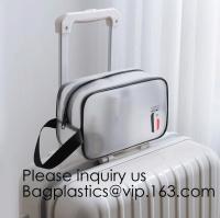 China Waterproof Travel Toiletry Organizer Cosmetic Transparent Pvc Bag Women Makeup Organizer Pouches, bagease, bagplastics for sale