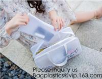 China PVC makeup Bag Pouches Tote Clear Transparent Cosmetic Travel Bag,Toiletry Bag Waterproof Makeup PVC Cosmetic Pouch for sale