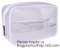 China Wholesale price environmental PVC pouch Dotted Transparent Cosmetic Storage Travel Toiletry Organizer Bags for sale
