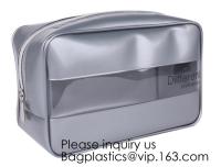 China Wholesale price environmental PVC pouch Dotted Transparent Cosmetic Storage Travel Toiletry Organizer Bags for sale